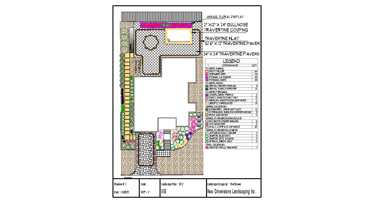 Computer Aided Landscape Design Package 2 - New Dimensions Landscaping