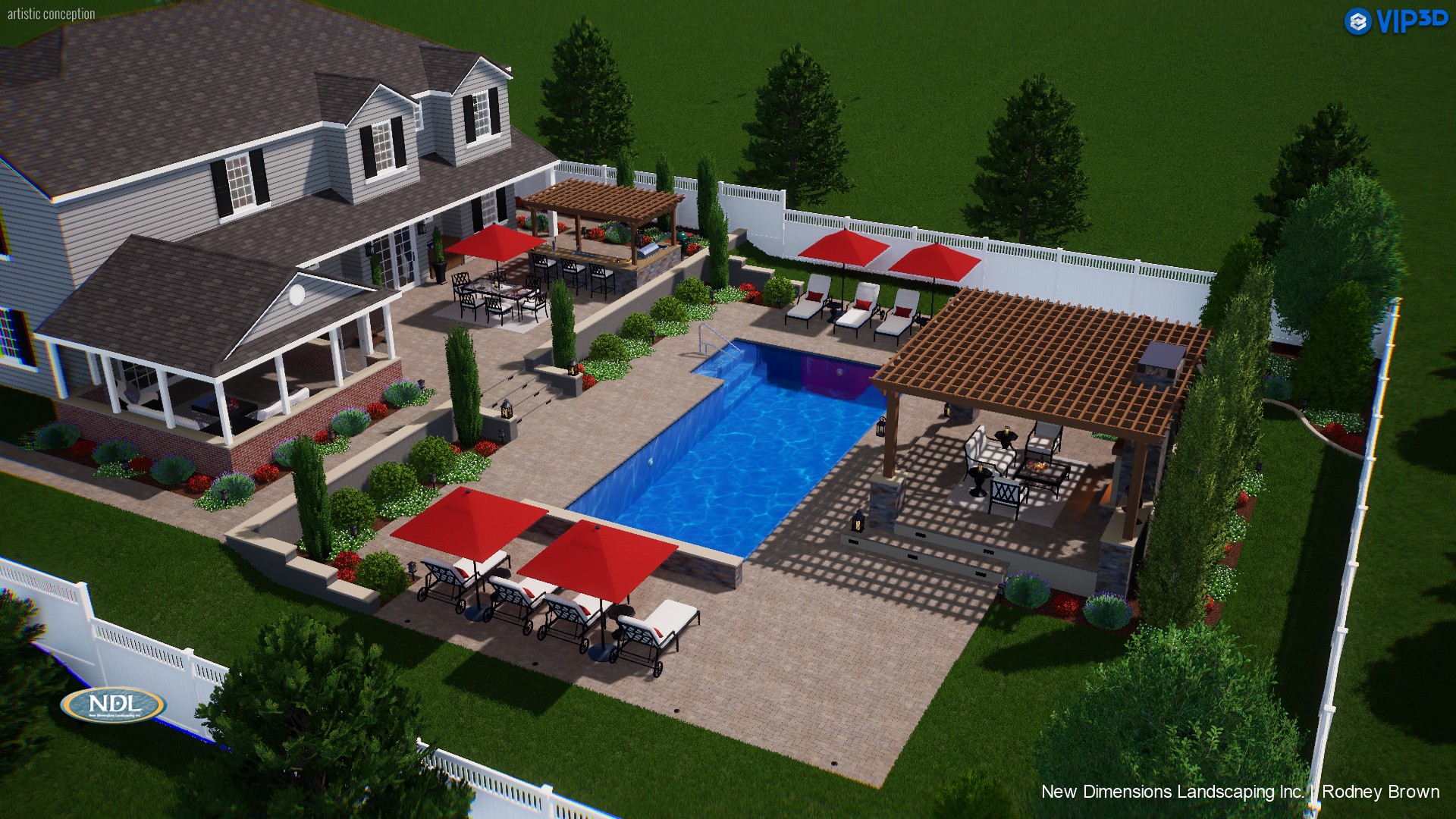 3-D Landscape Design & CAD Package 3 - New Dimensions Landscaping