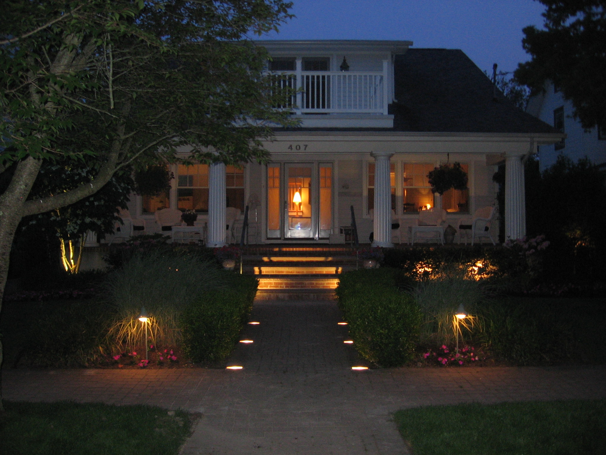 Landscape Lighting Design Photo-Realistic - New Dimensions Landscaping